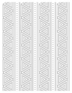 African Design Coloring Pages | Cultural Patterns to Color