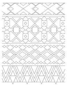 African Design Coloring Pages | Cultural Patterns to Color