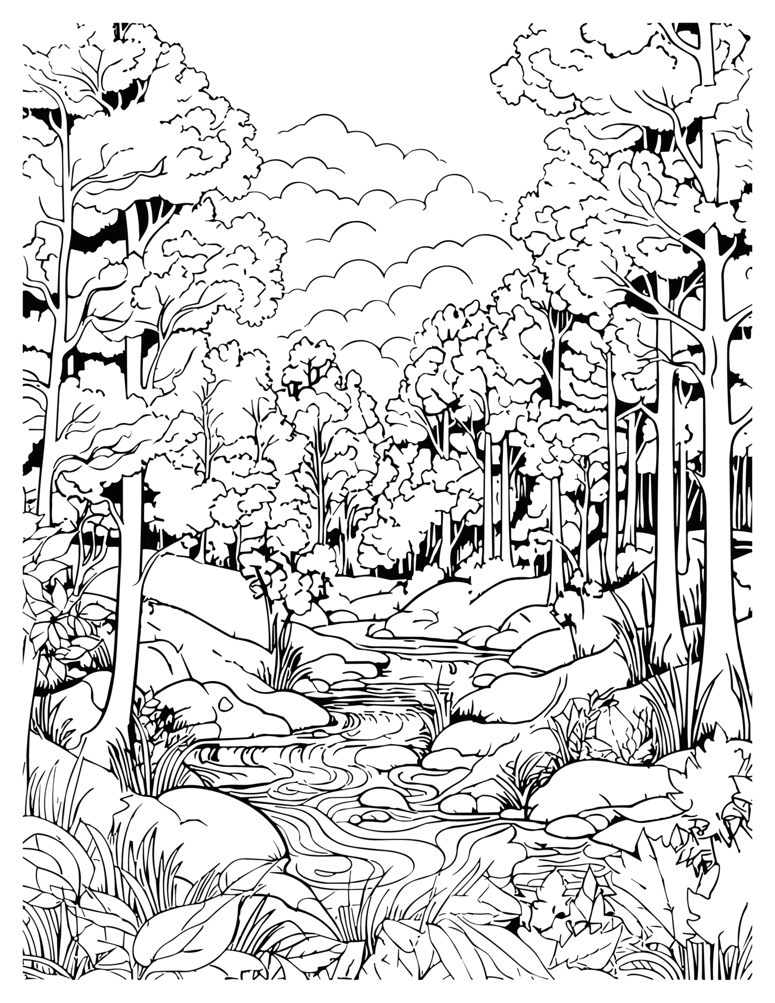 Vibrant Tropical Paradise Coloring Pages: Relaxing Island Escapes