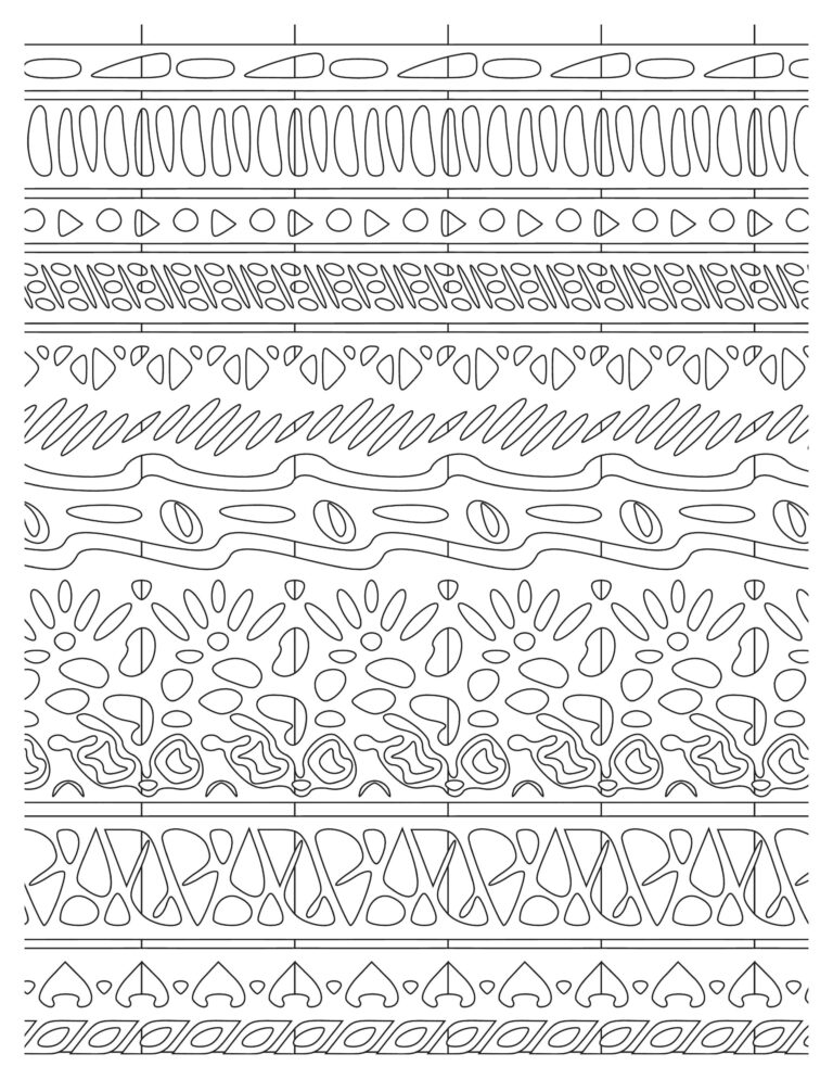 African Design Coloring Pages | Cultural Patterns to Color