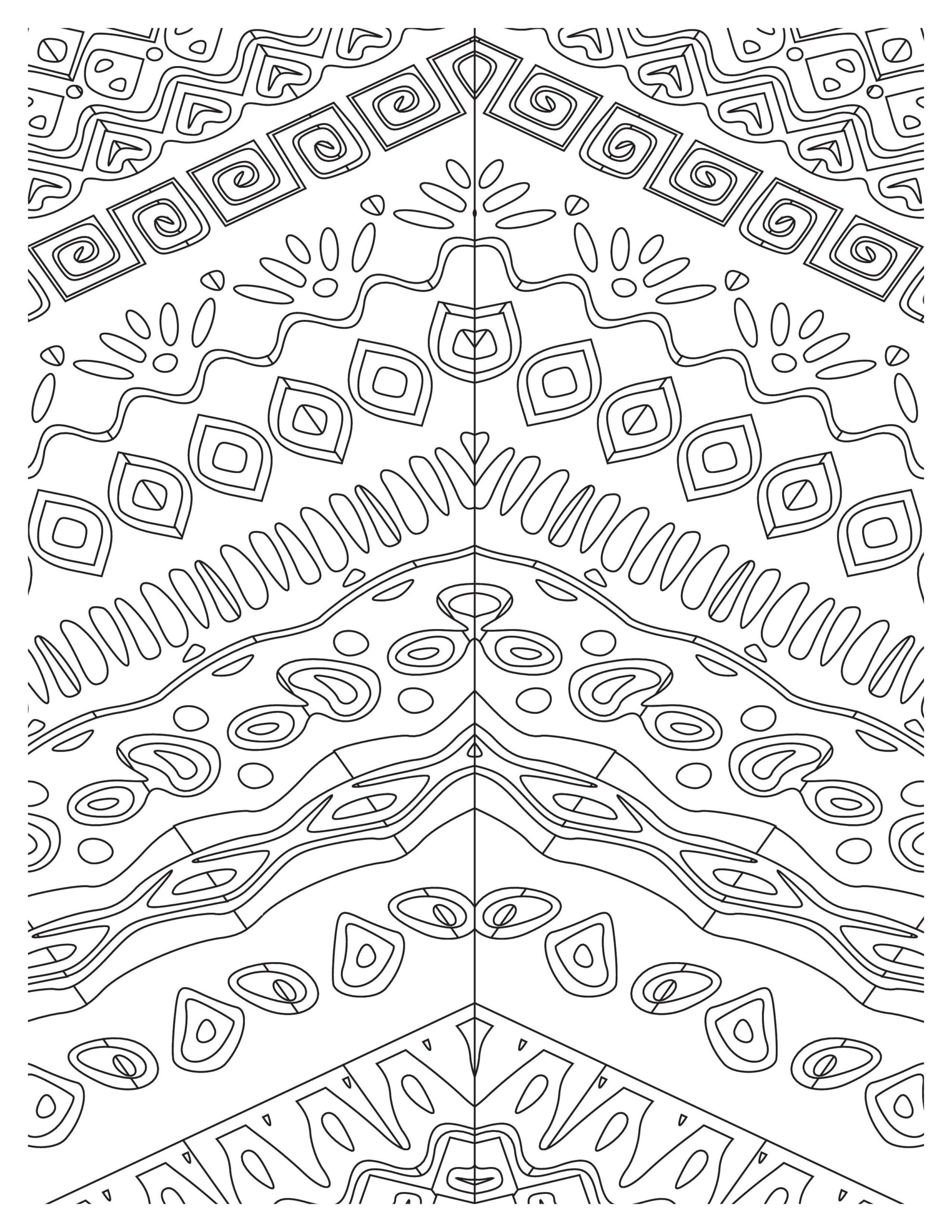 African Design Coloring Pages | Cultural Patterns to Color