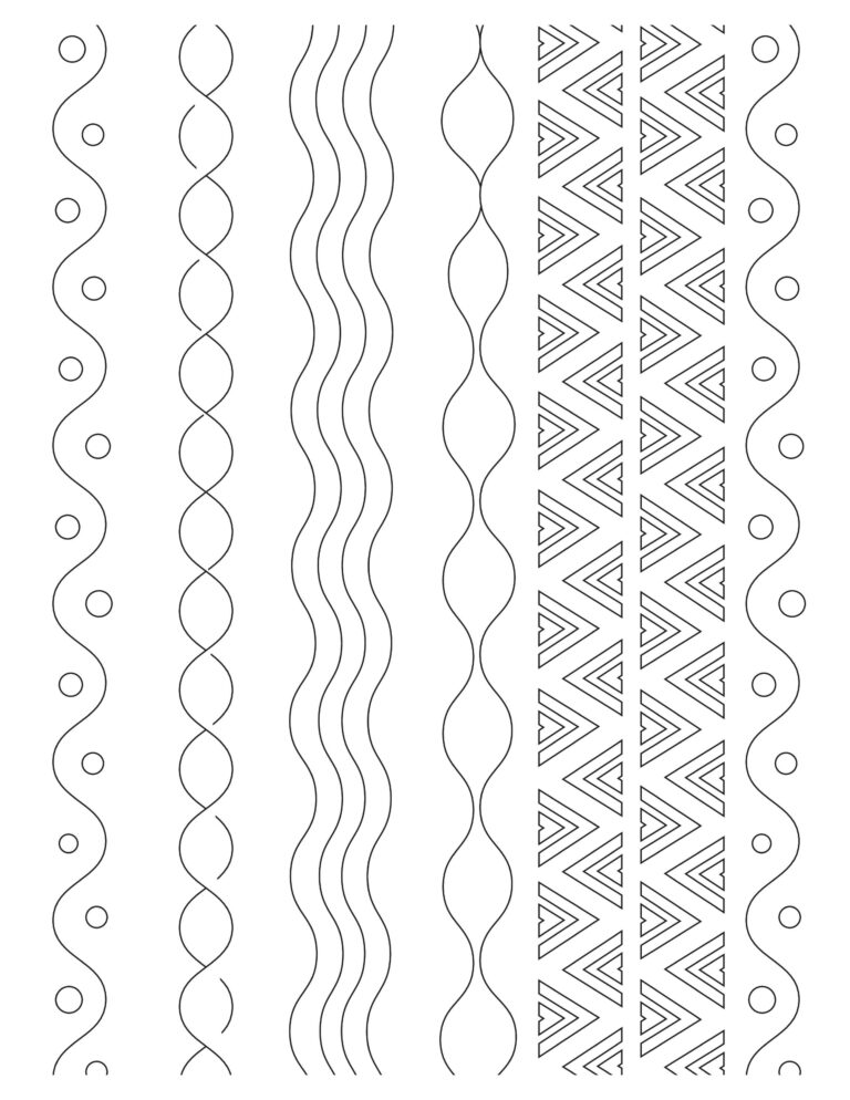 African Design Coloring Pages | Cultural Patterns to Color