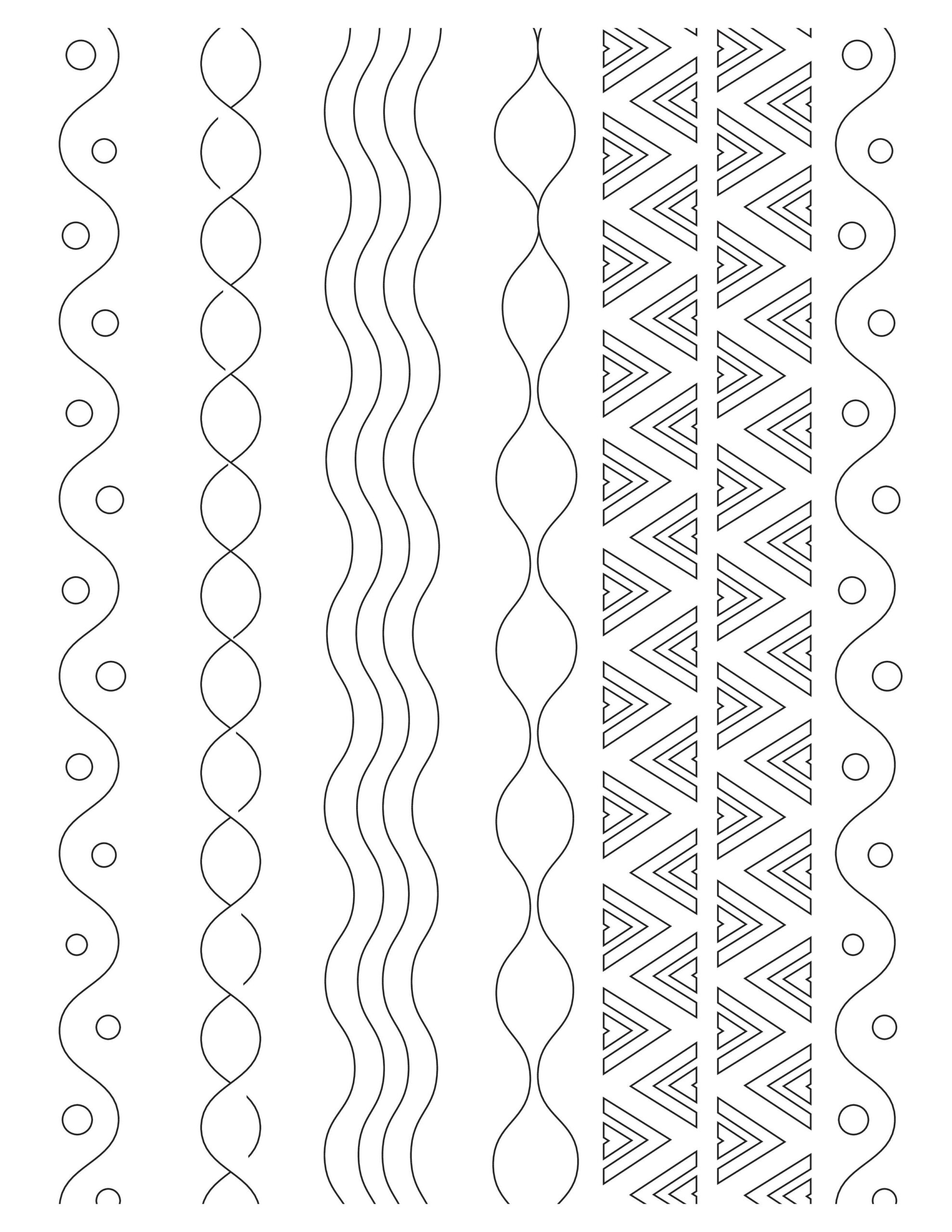 African Design Coloring Pages | Cultural Patterns to Color