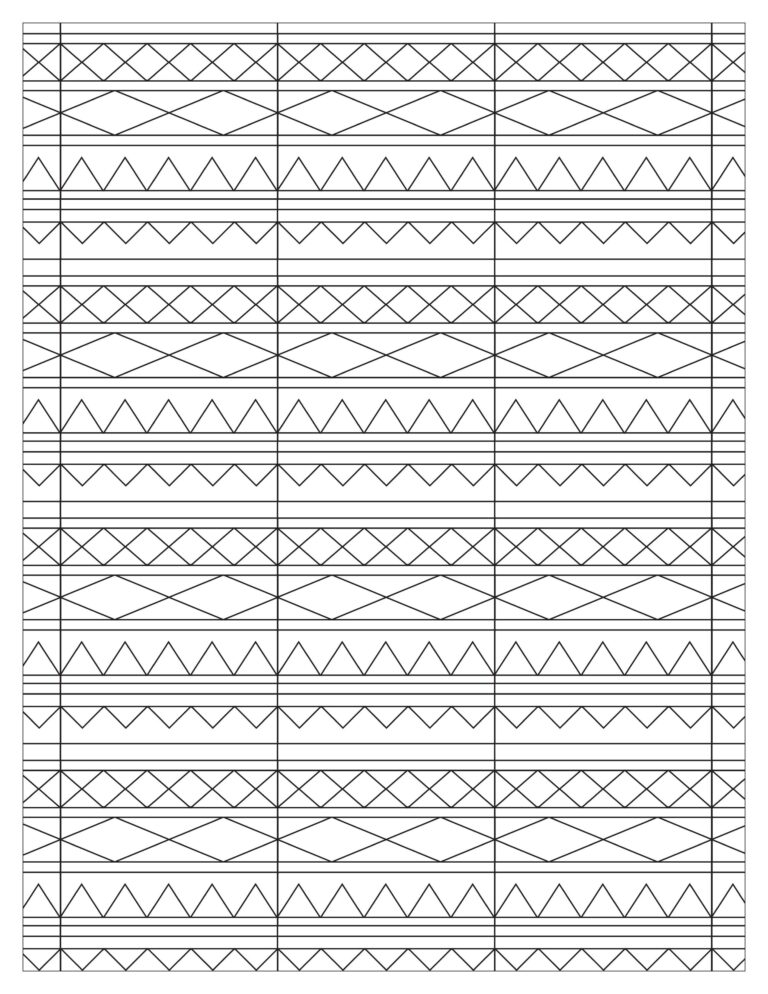 African Design Coloring Pages | Cultural Patterns to Color