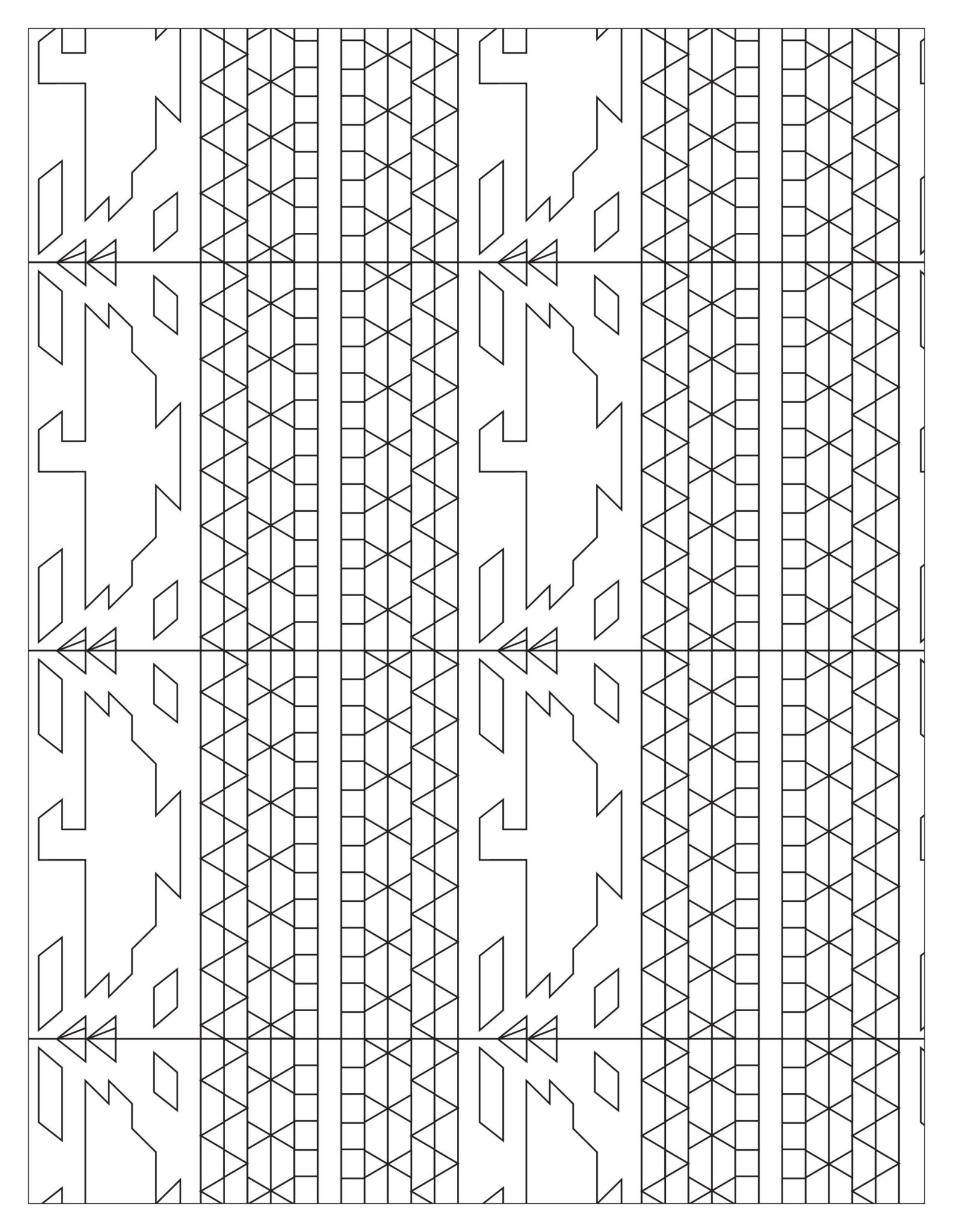 African Design Coloring Pages | Cultural Patterns to Color