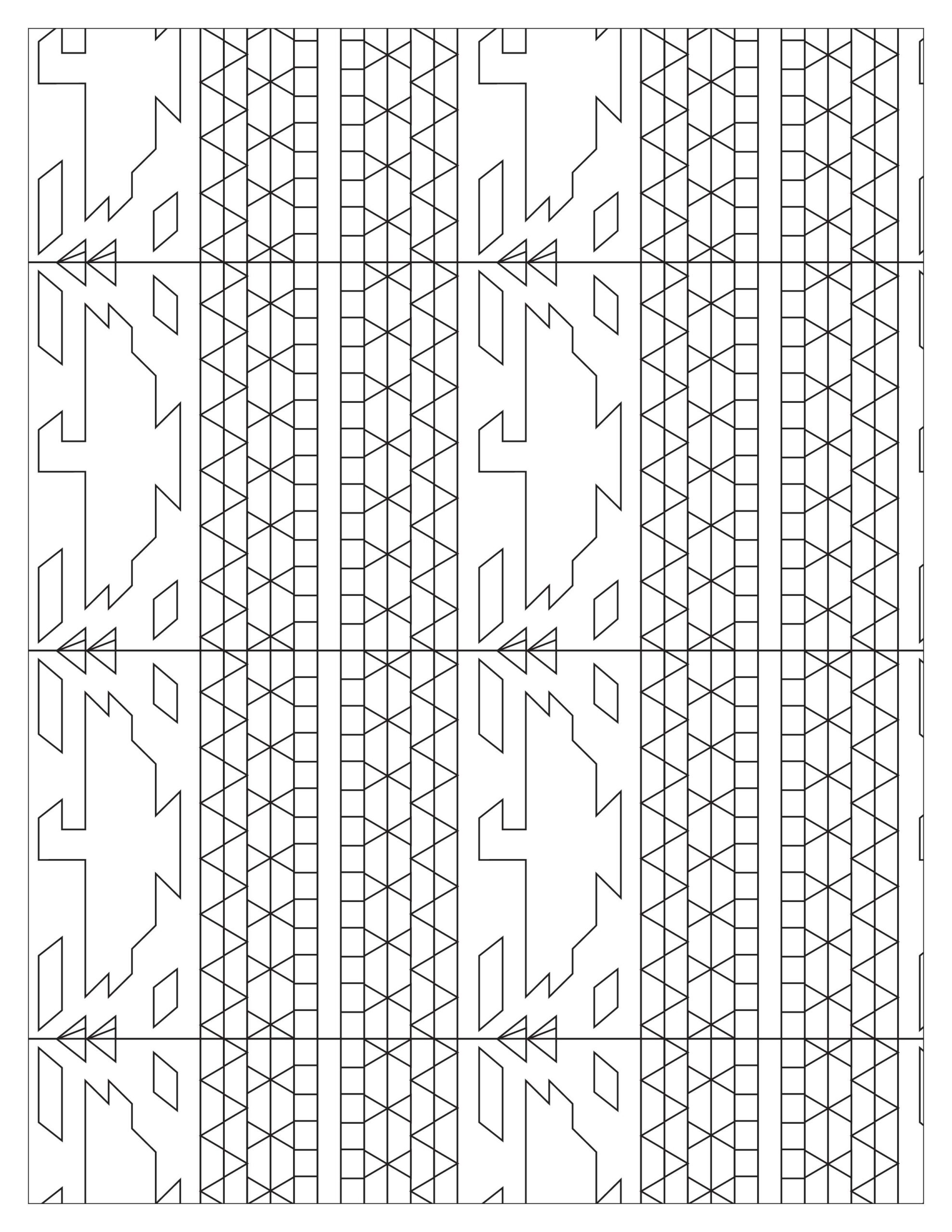 African Design Coloring Pages | Cultural Patterns to Color