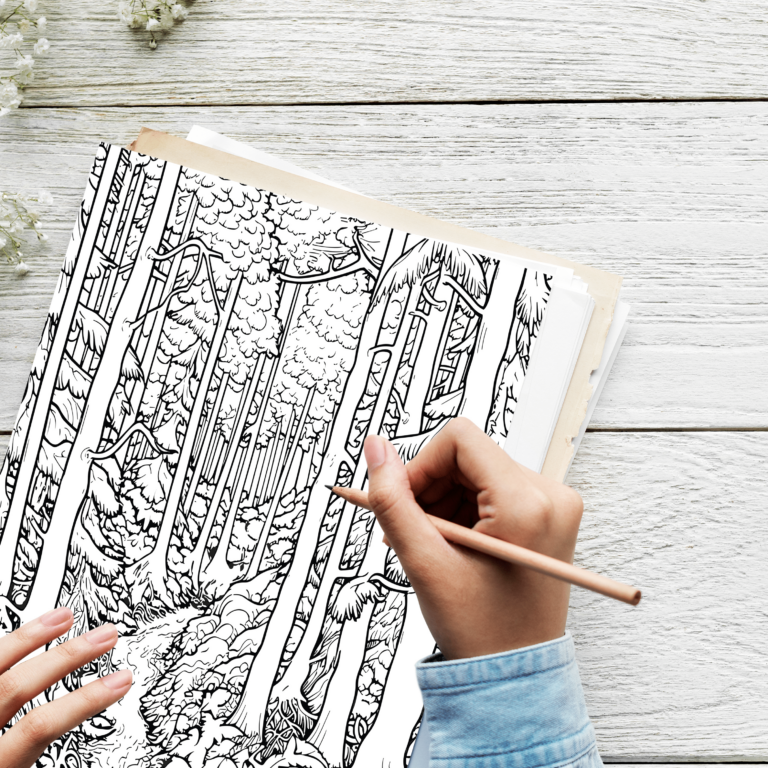 Vibrant Tropical Paradise Coloring Pages: Relaxing Island Escapes