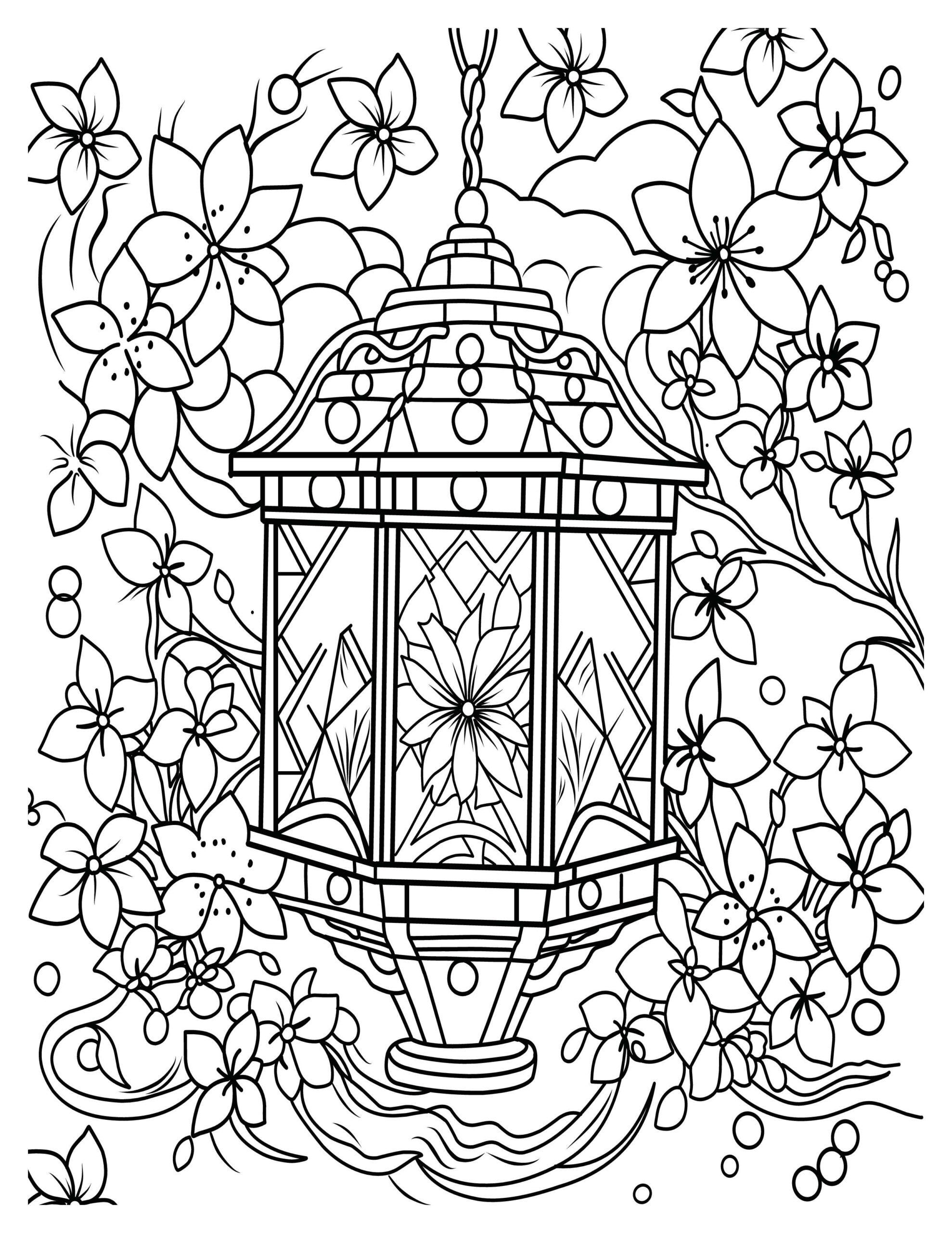Zen Garden Coloring Page | Relax & Create