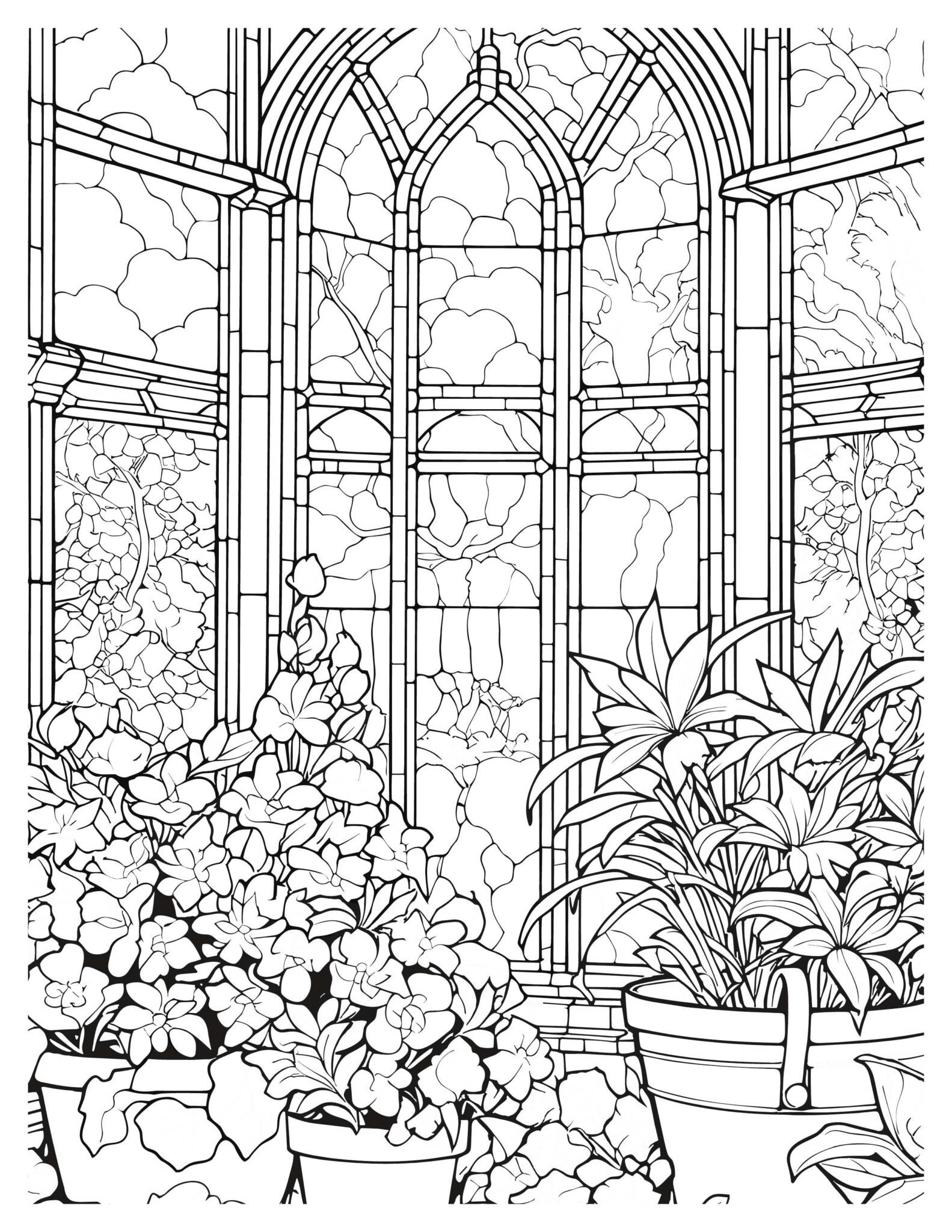 Zen Garden Coloring Page | Relax & Create