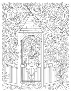 Zen Garden Coloring Page | Relax & Create