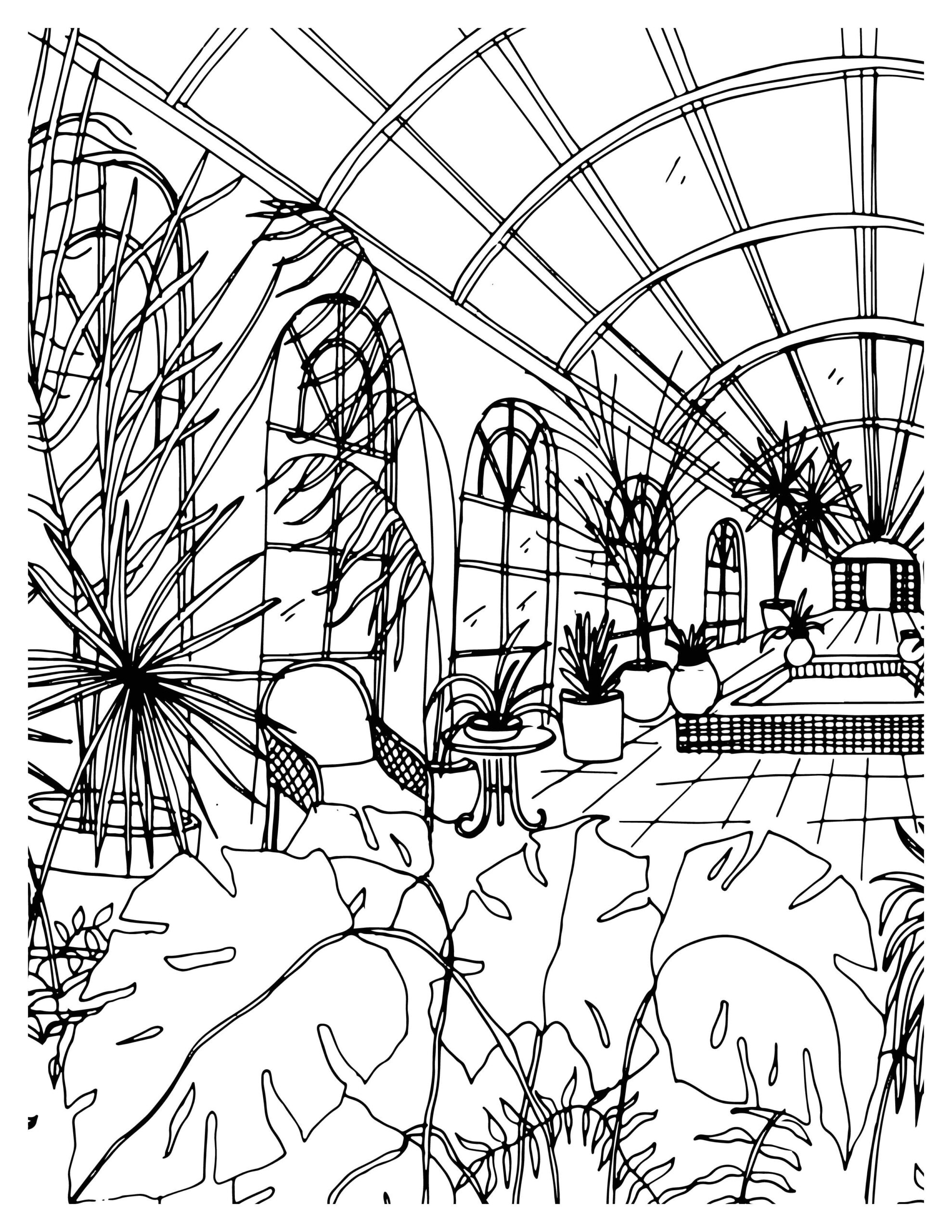 Zen Garden Coloring Page | Relax & Create