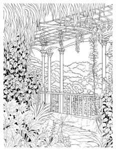 Zen Garden Coloring Page | Relax & Create