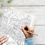 City Life Adventure Coloring Pages | Explore, Color, Create