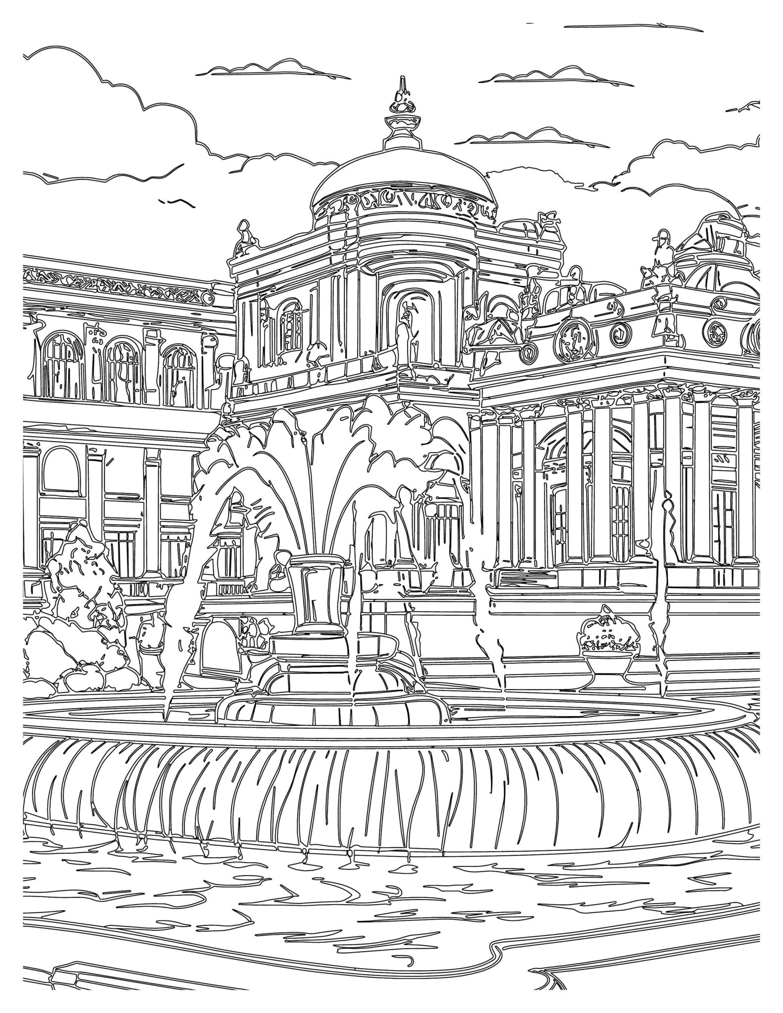 City Life Adventure Coloring Pages | Explore, Color, Create