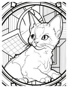 Cat Companion Coloring Pages: Relax & Unwind with Feline Fun