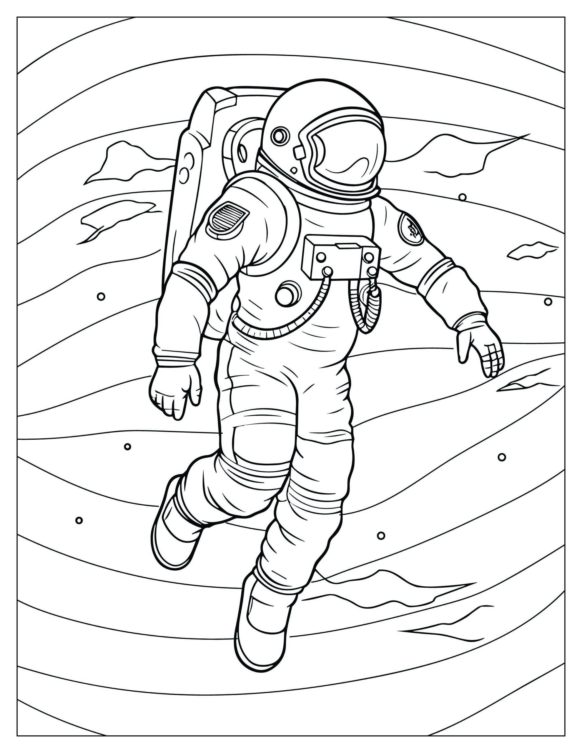 Journey Through Space Coloring Pages | Explore the Cosmos