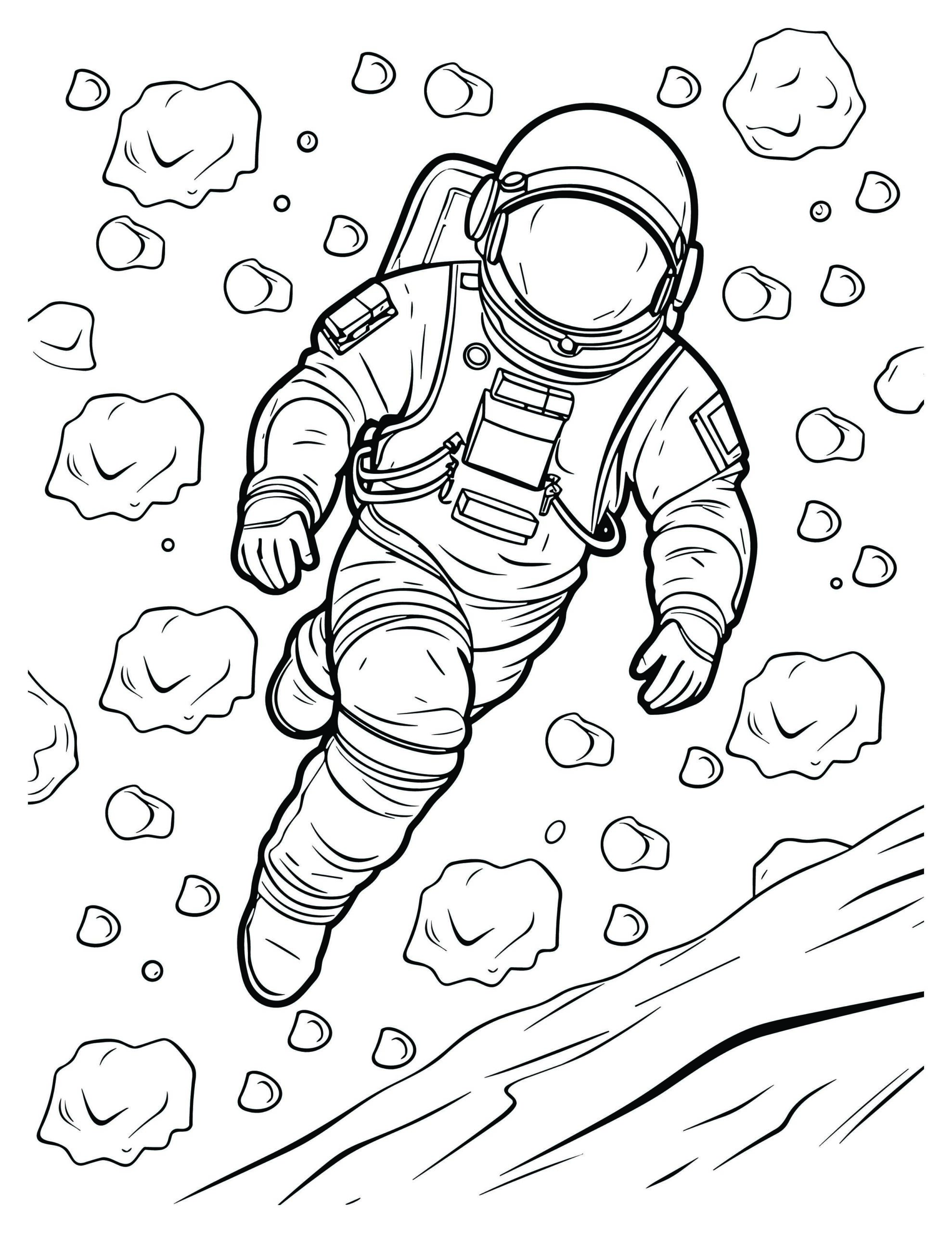 Journey Through Space Coloring Pages | Explore the Cosmos