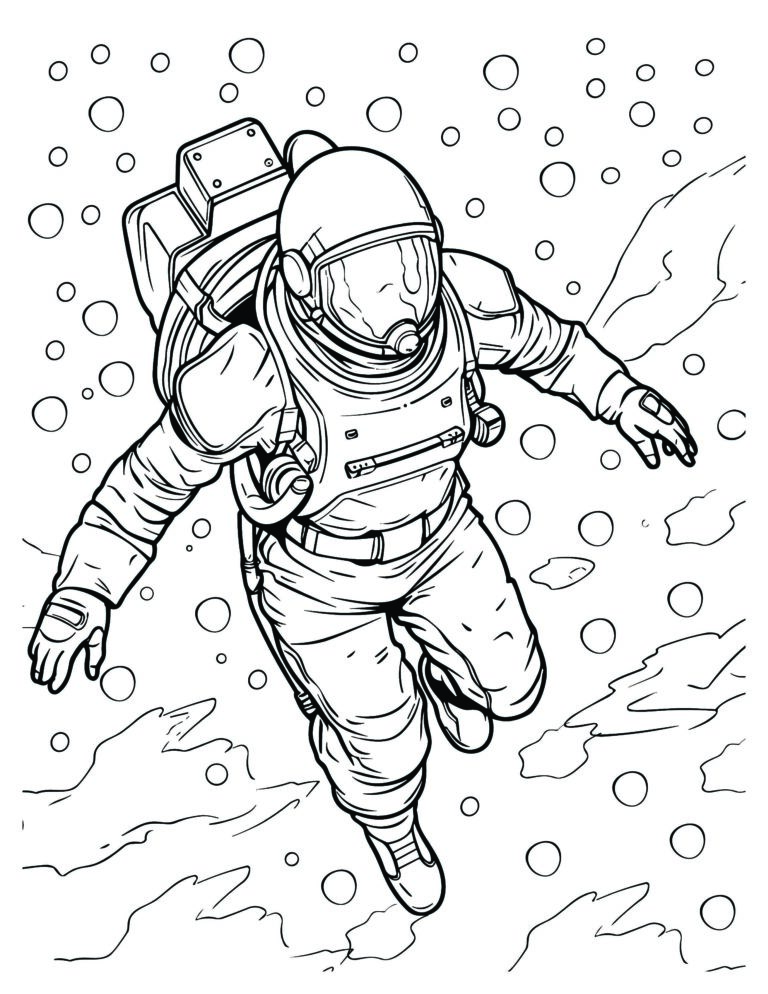 Journey Through Space Coloring Pages | Explore the Cosmos