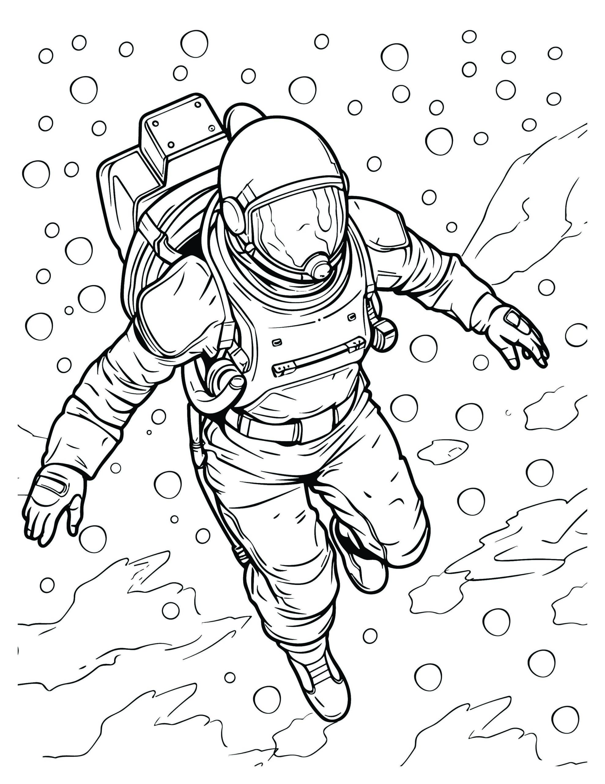 Journey Through Space Coloring Pages | Explore the Cosmos