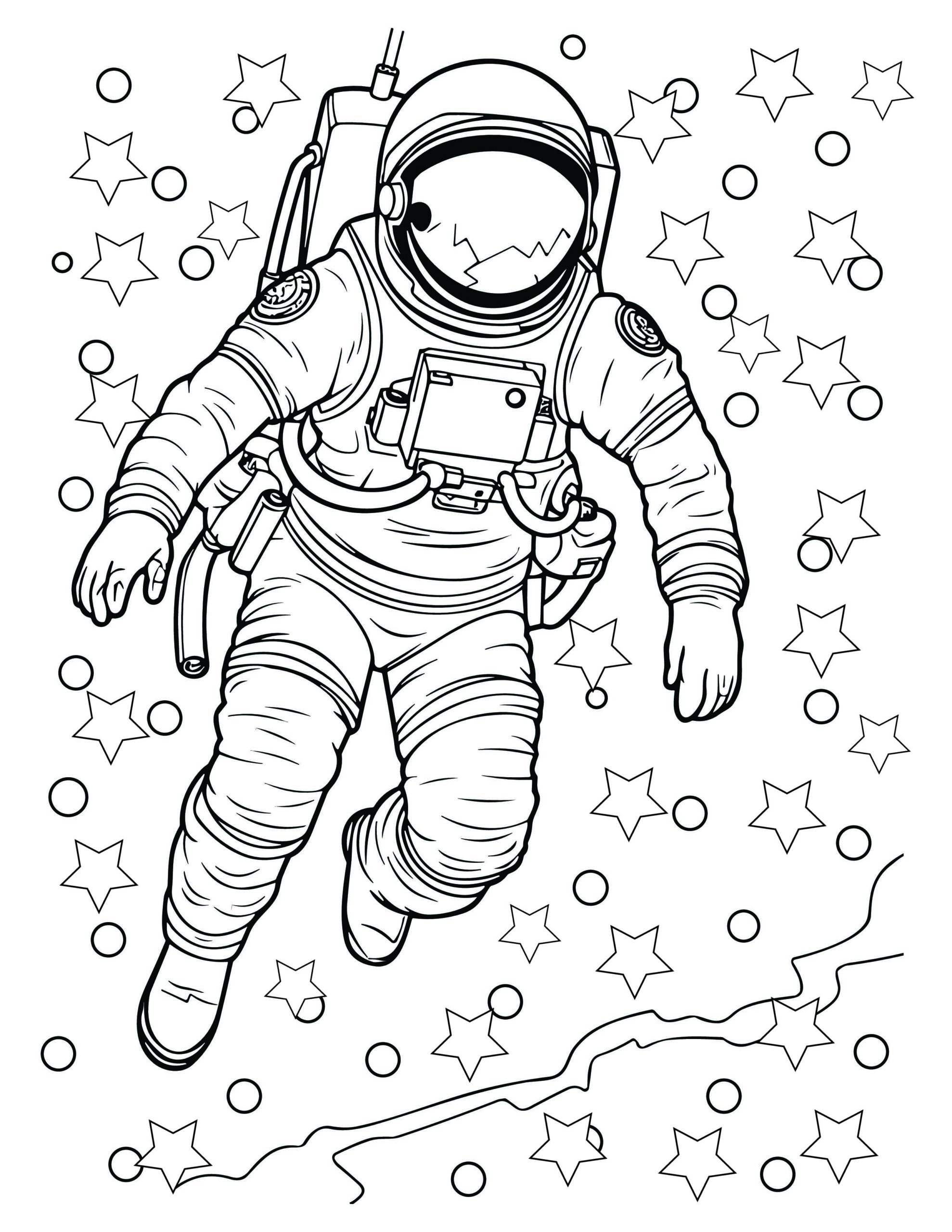 Journey Through Space Coloring Pages | Explore the Cosmos