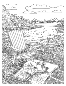 Vacation Vibes Coloring Pages: Find Your Relaxation