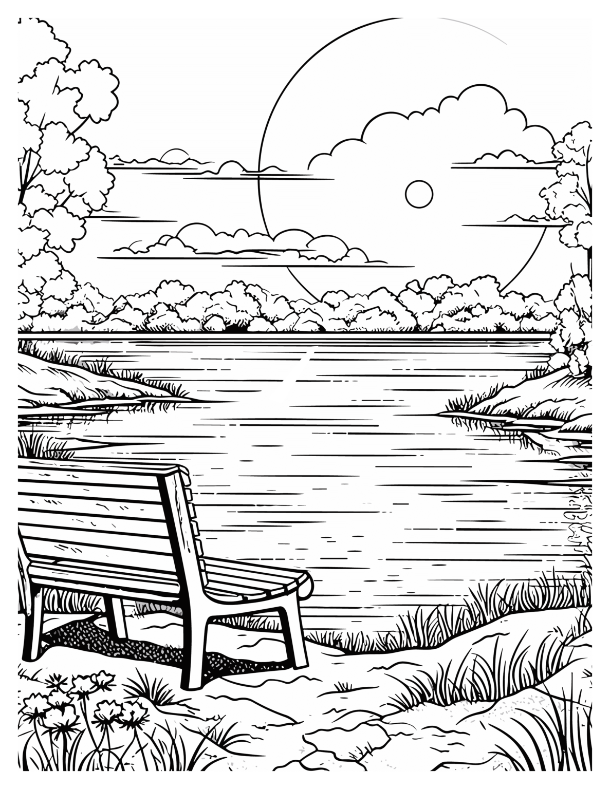 Vacation Vibes Coloring Pages: Find Your Relaxation