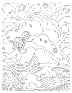 Starry Sky Coloring Pages: Create Your Own Celestial Masterpiece!