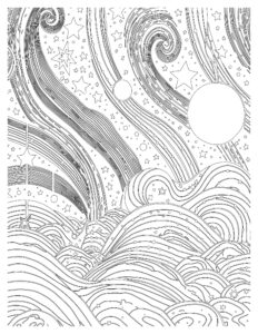 Starry Sky Coloring Pages: Create Your Own Celestial Masterpiece!