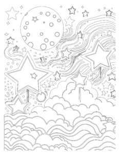 Starry Sky Coloring Pages: Create Your Own Celestial Masterpiece!