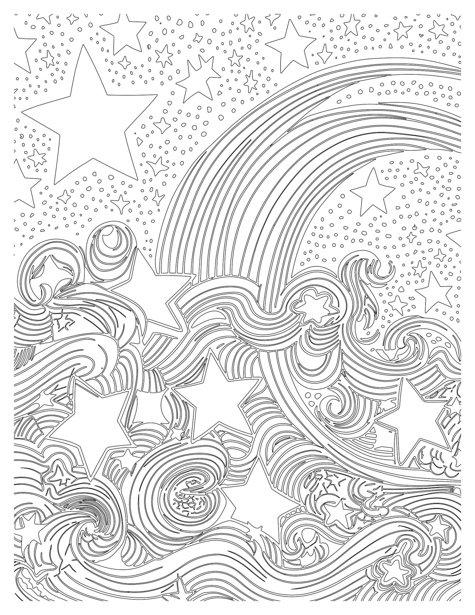 Starry Sky Coloring Pages: Create Your Own Celestial Masterpiece!