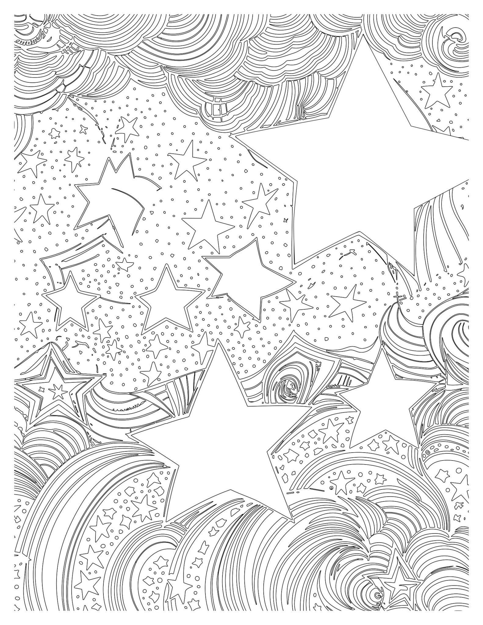 Starry Sky Coloring Pages: Create Your Own Celestial Masterpiece!