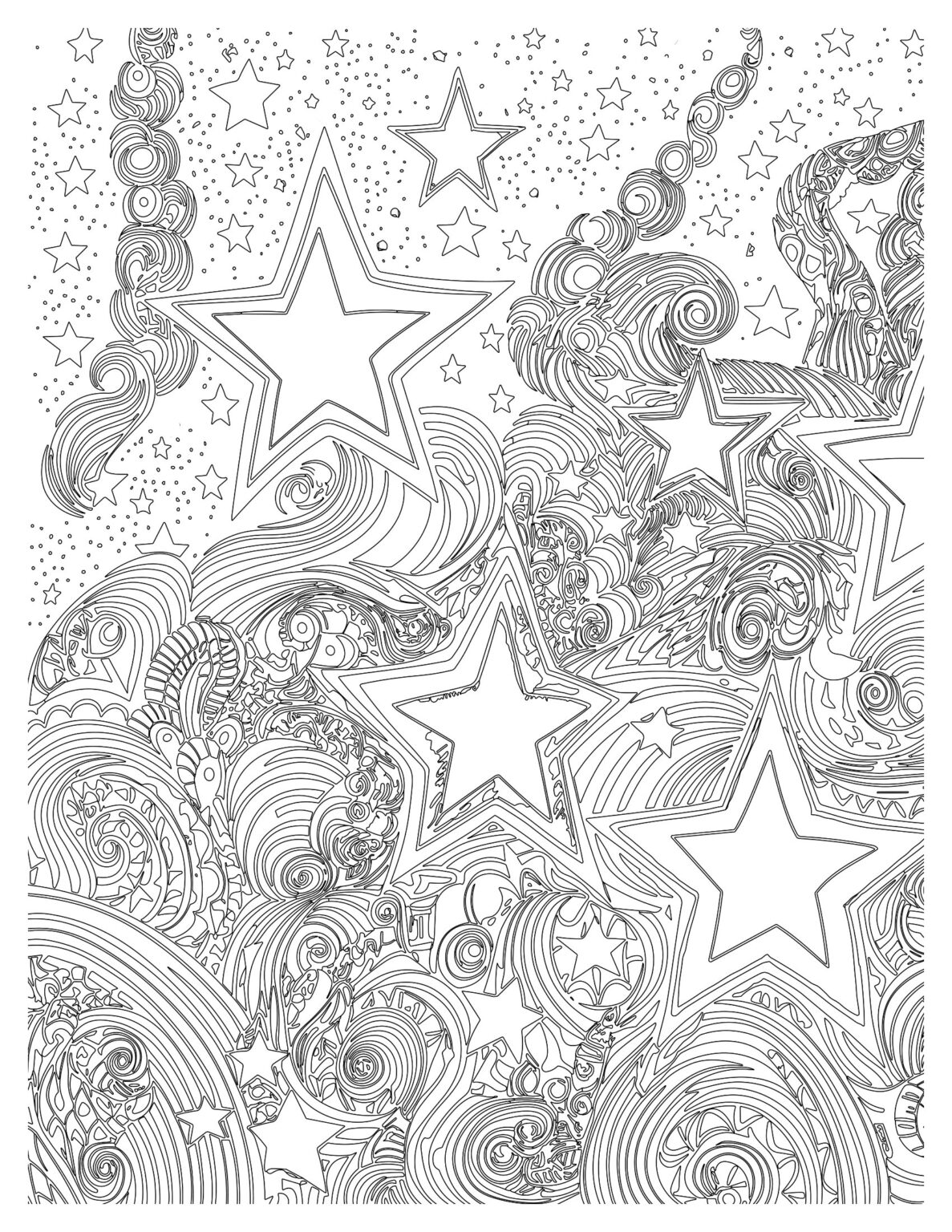Starry Sky Coloring Pages: Create Your Own Celestial Masterpiece!