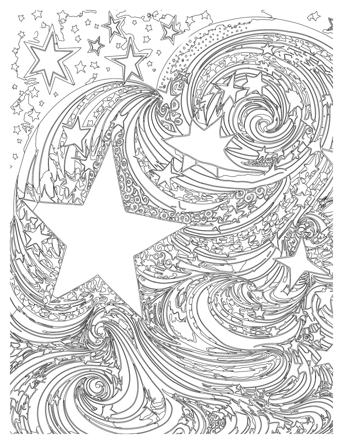 Starry Sky Coloring Pages: Create Your Own Celestial Masterpiece!