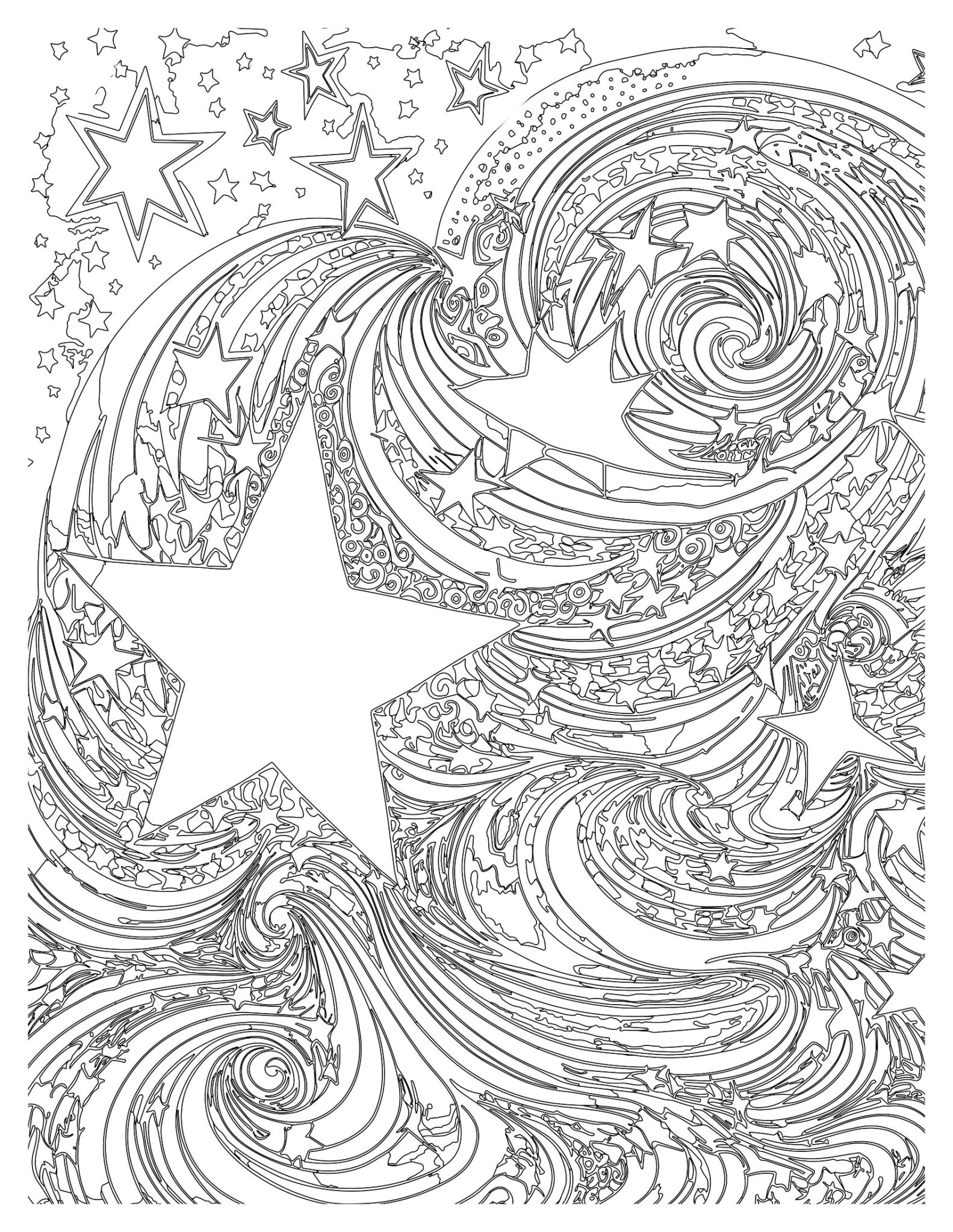 Starry Sky Coloring Pages: Create Your Own Celestial Masterpiece!