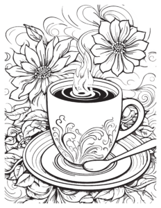 Teatime Treasure Coloring Pages: Delightful Designs Await