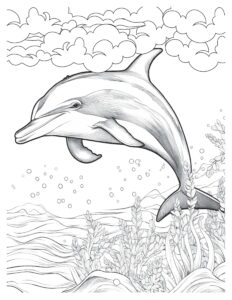 Delightful Dolphin Coloring Pages | Fun for Kids