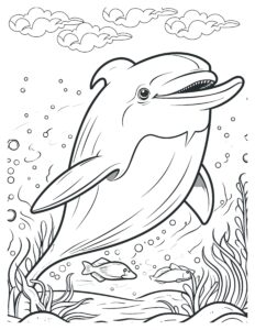 Delightful Dolphin Coloring Pages | Fun for Kids