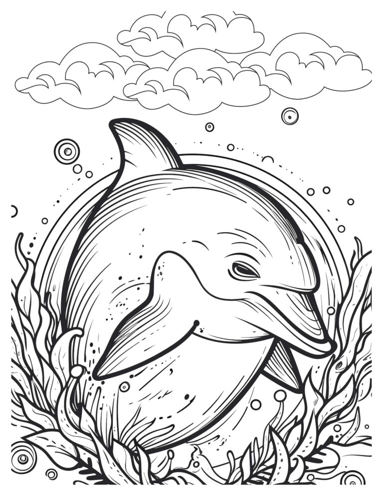Delightful Dolphin Coloring Pages | Fun for Kids