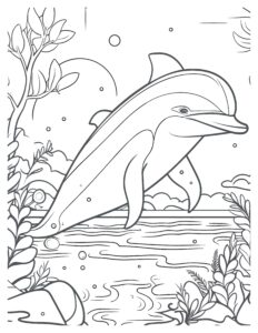 Delightful Dolphin Coloring Pages | Fun for Kids