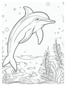 Delightful Dolphin Coloring Pages | Fun for Kids
