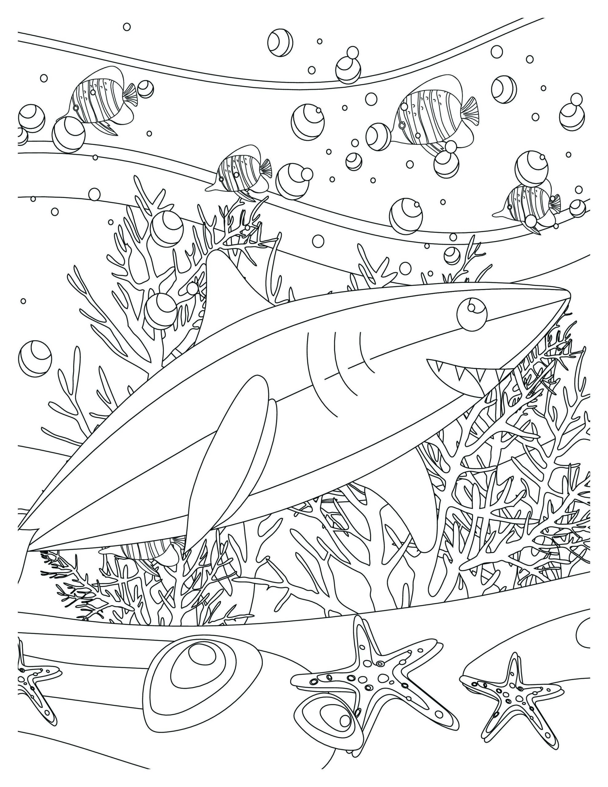 Sharks Coloring Pages | Dive into Fun