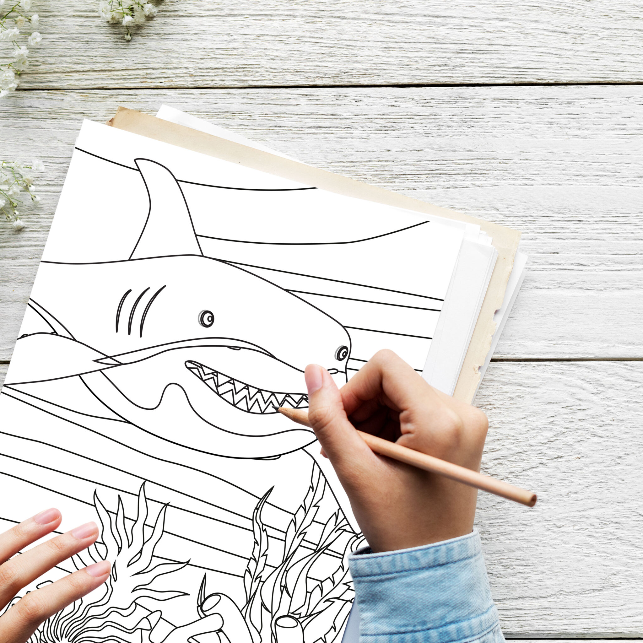 Sharks Coloring Pages | Dive into Fun