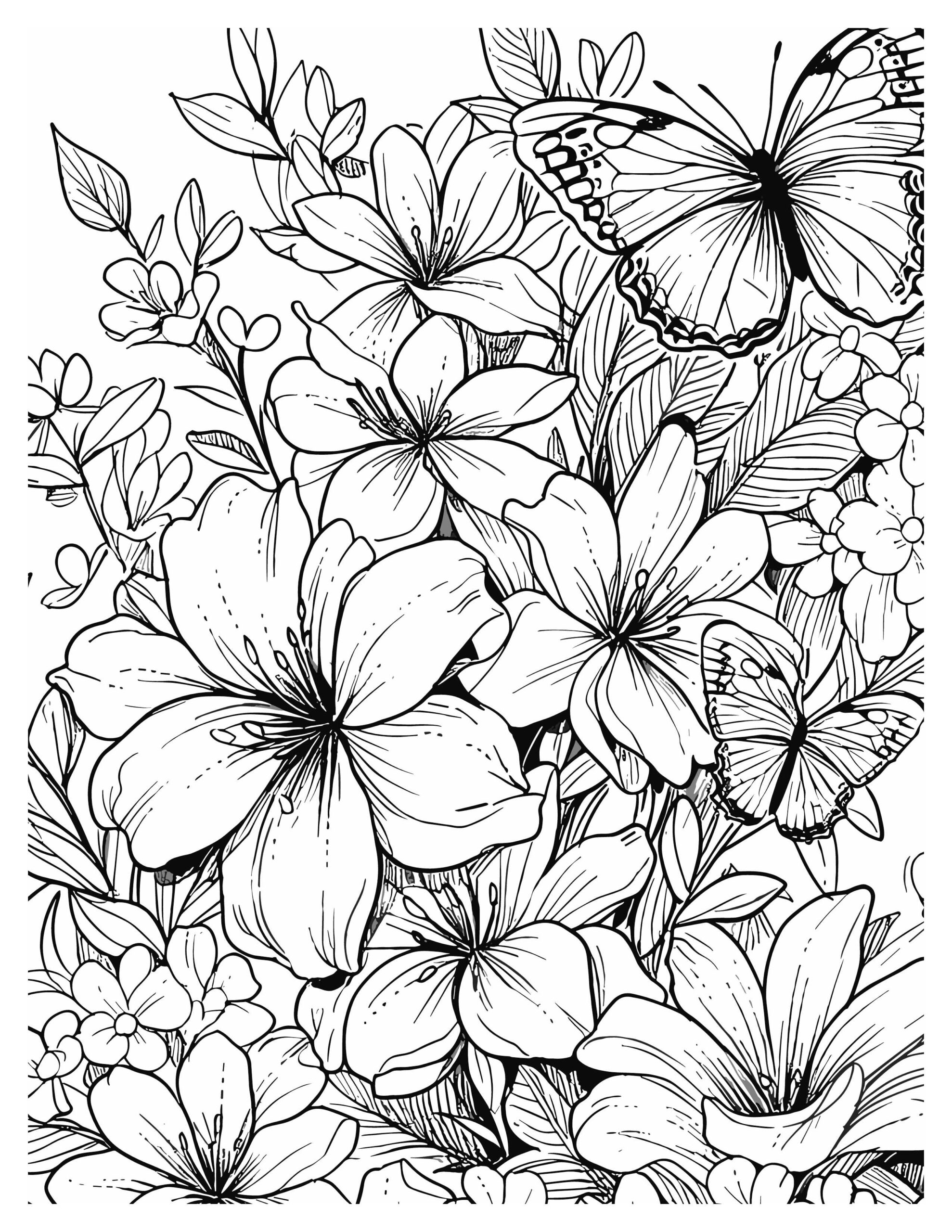 Spirited Spring Coloring Pages | Fresh Designs for Creative Fun