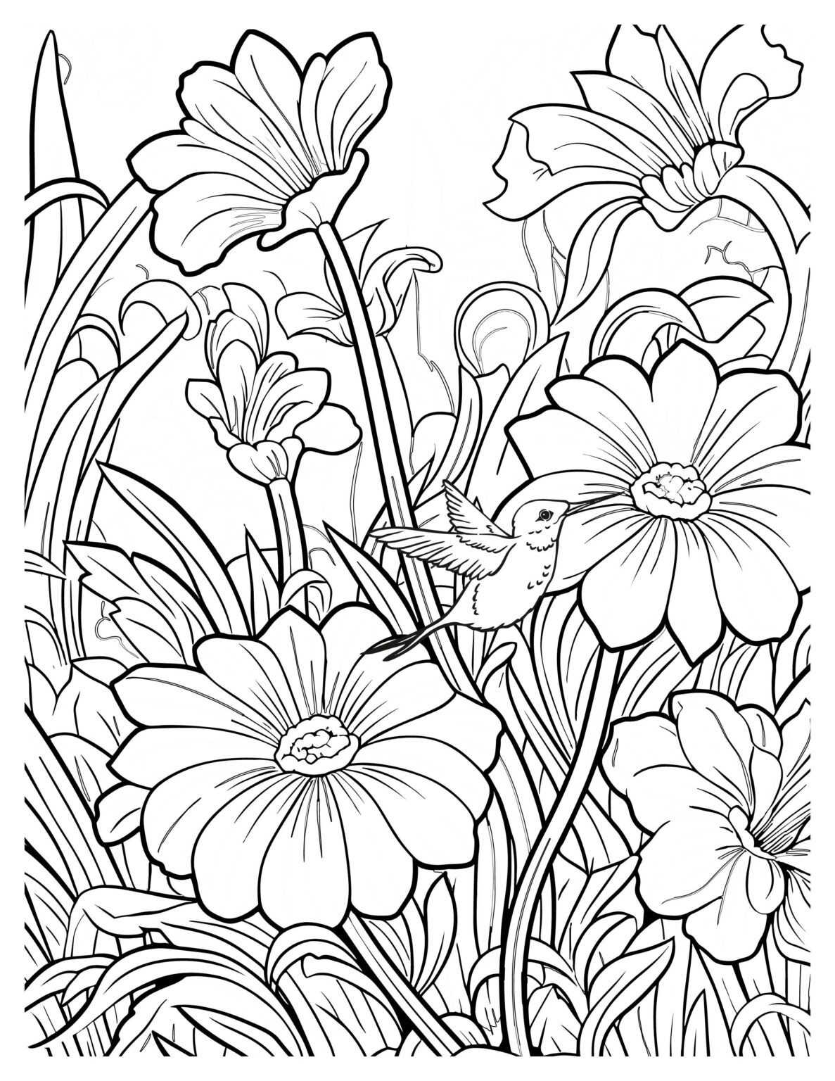 Spirited Spring Coloring Pages | Fresh Designs for Creative Fun