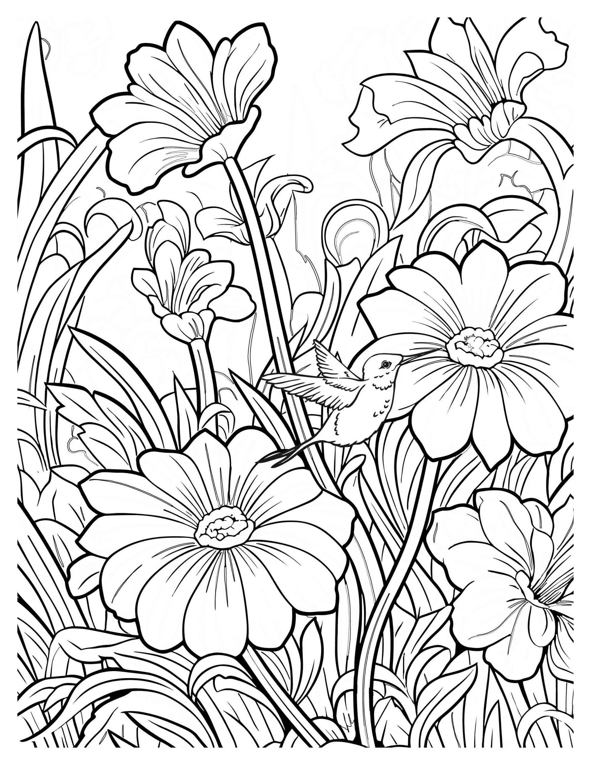 Spirited Spring Coloring Pages | Fresh Designs for Creative Fun