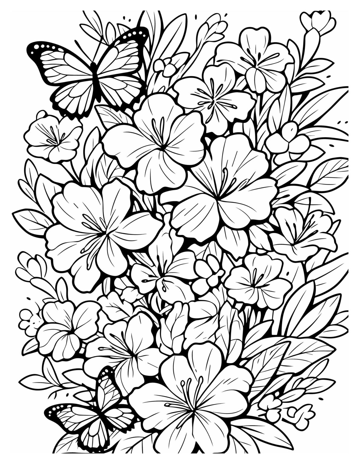 Spirited Spring Coloring Pages | Fresh Designs for Creative Fun