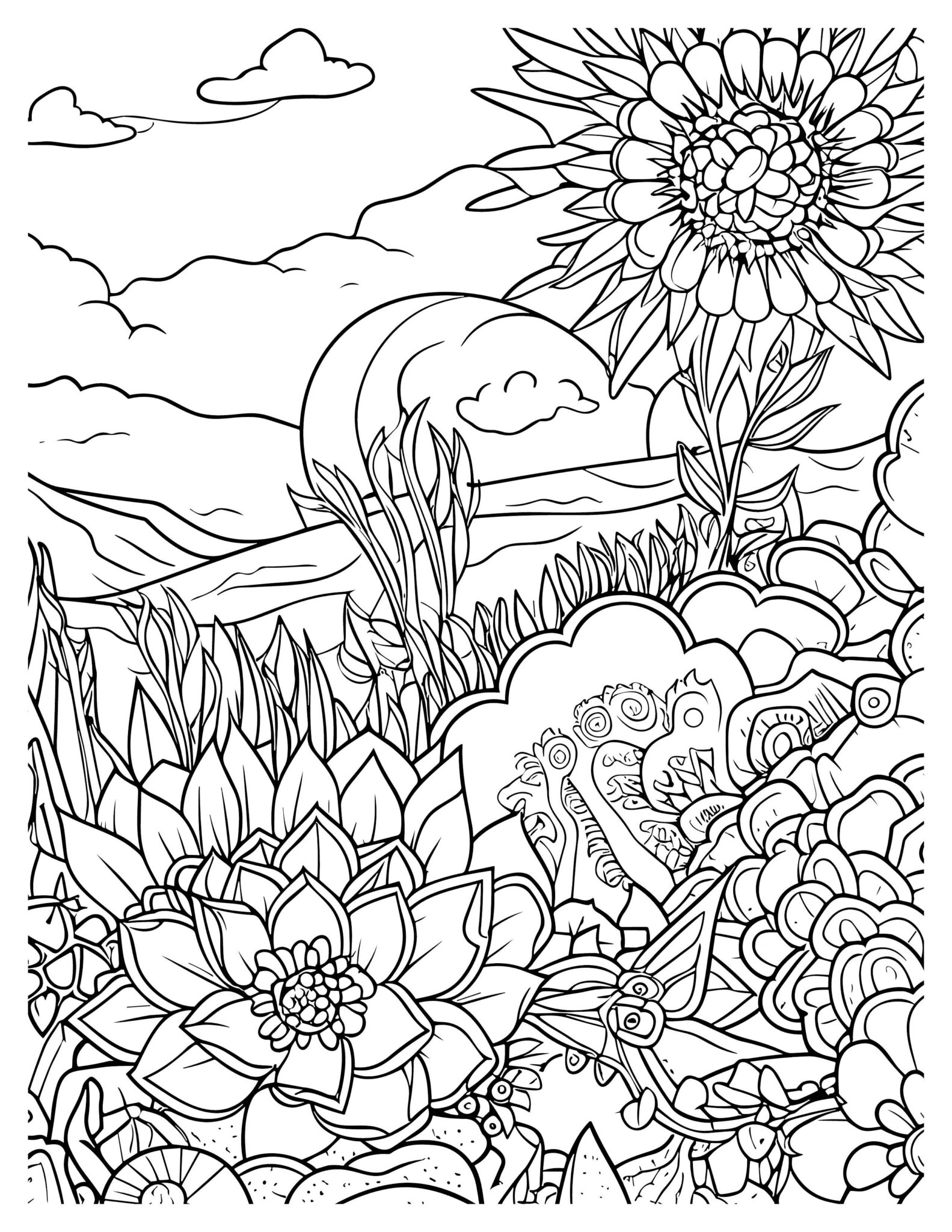 Spirited Spring Coloring Pages | Fresh Designs for Creative Fun