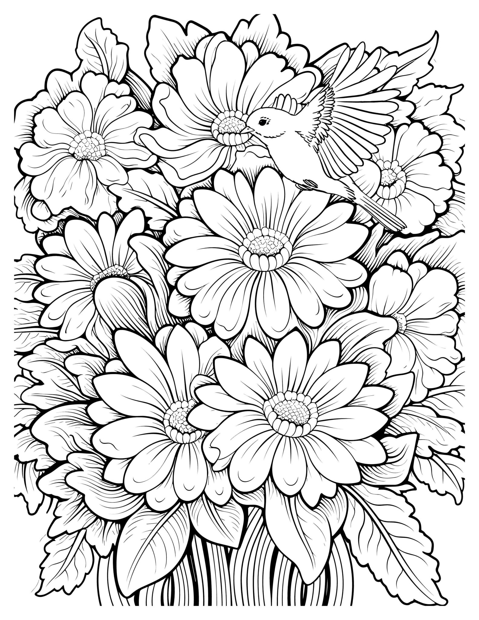 Spirited Spring Coloring Pages | Fresh Designs for Creative Fun