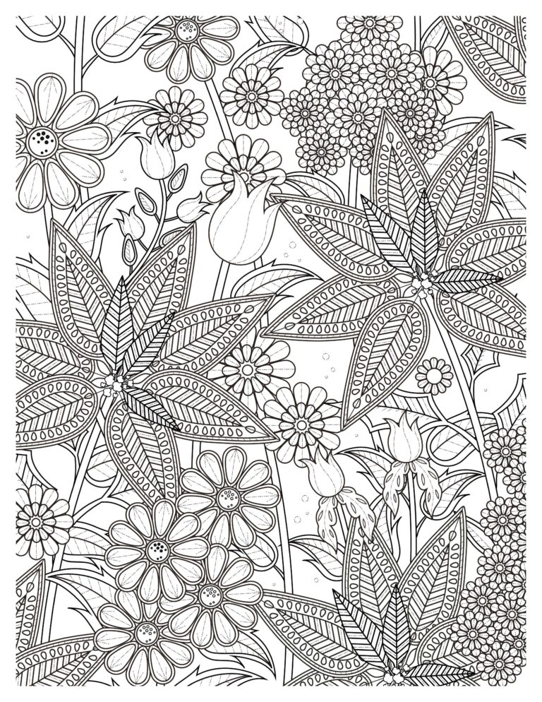 Spirited Spring Coloring Pages | Fresh Designs for Creative Fun