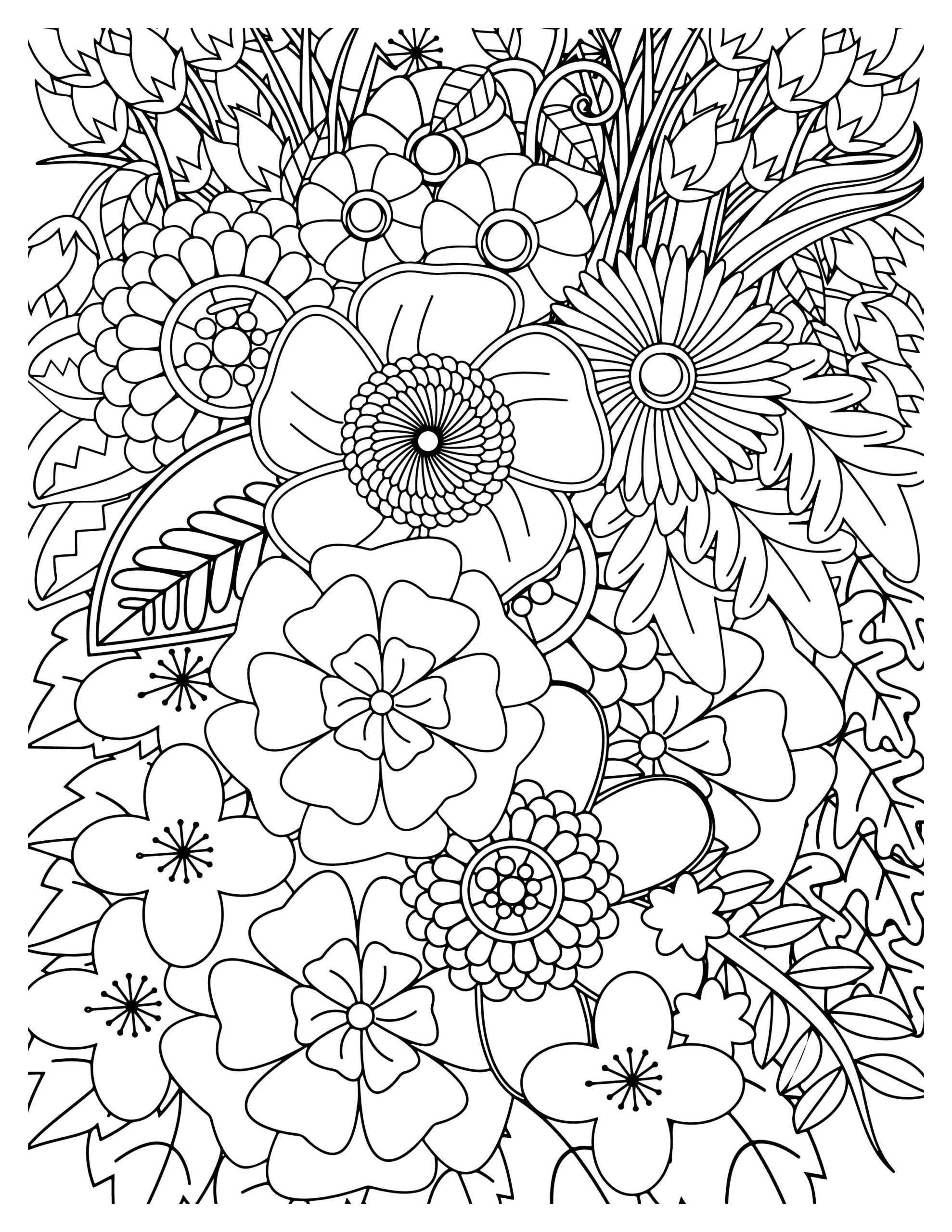 Spirited Spring Coloring Pages | Fresh Designs for Creative Fun